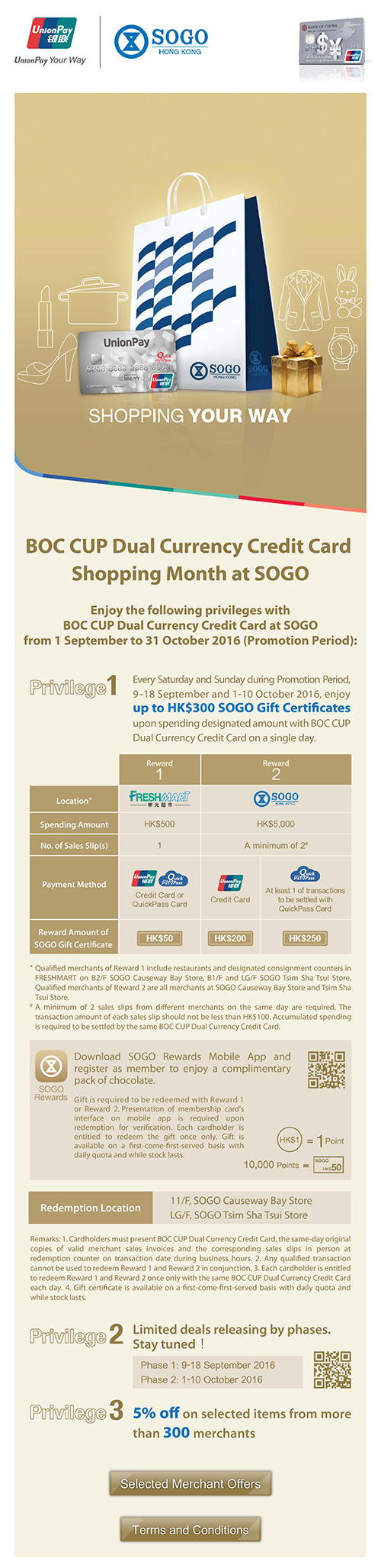BOC Credit Card (International) Ltd. - Shopping Month at SOGO ...
